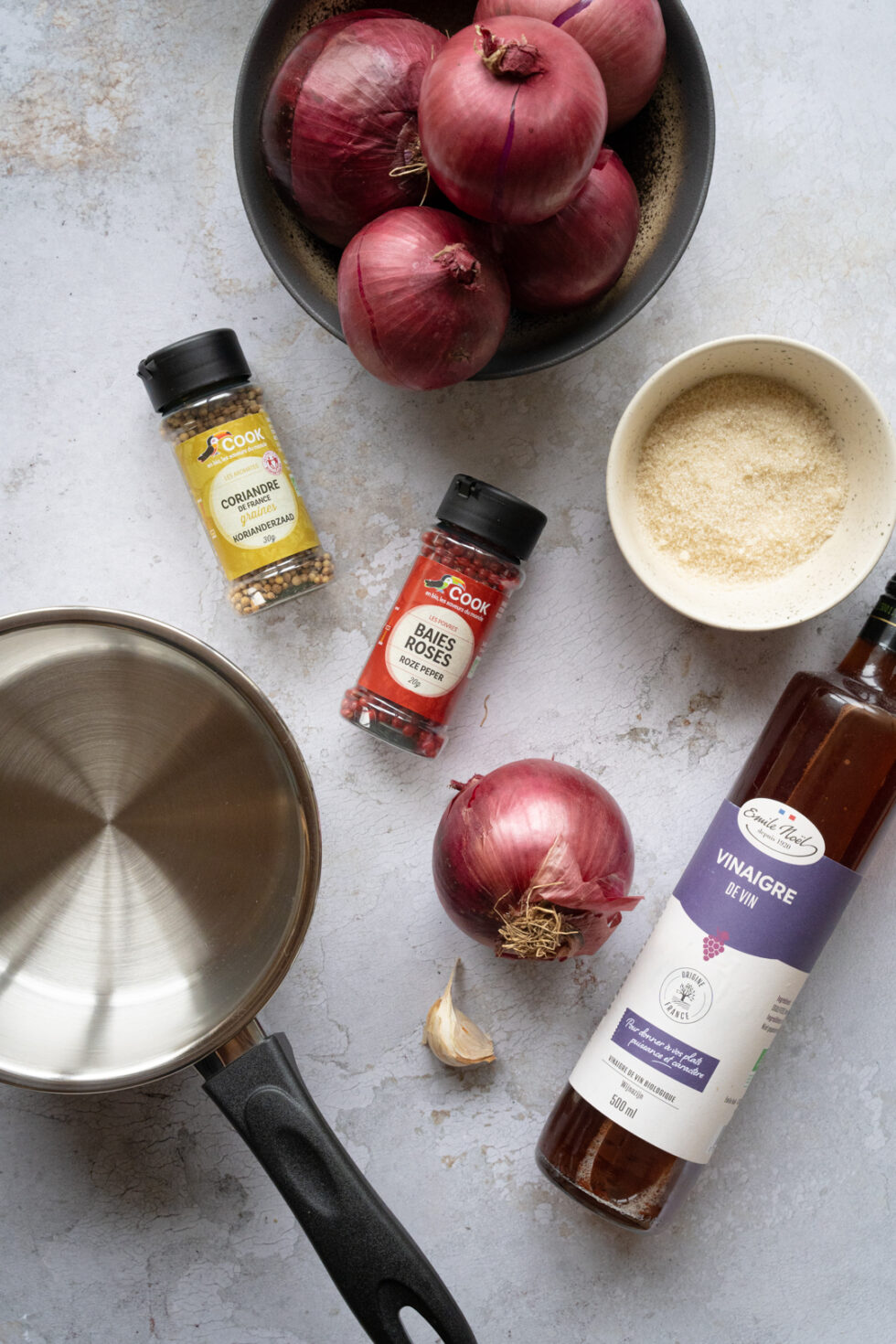 Pickles d'oignon rouge